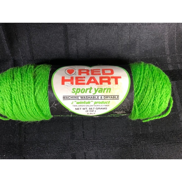 Red Heart | Art | Red Heart Sport Yarn A Wintuk Product 648 Apple Green ...
